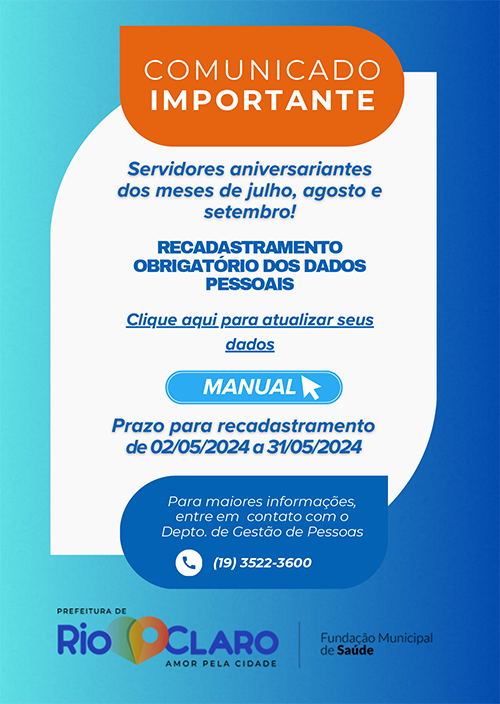 Fundação Municipal de Saúde de Rio Claro Fundação Municipal de Saúde de Rio Claro